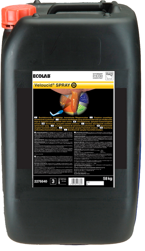 Spenspray Veloucid Spray D - 58 kg - Ecolab